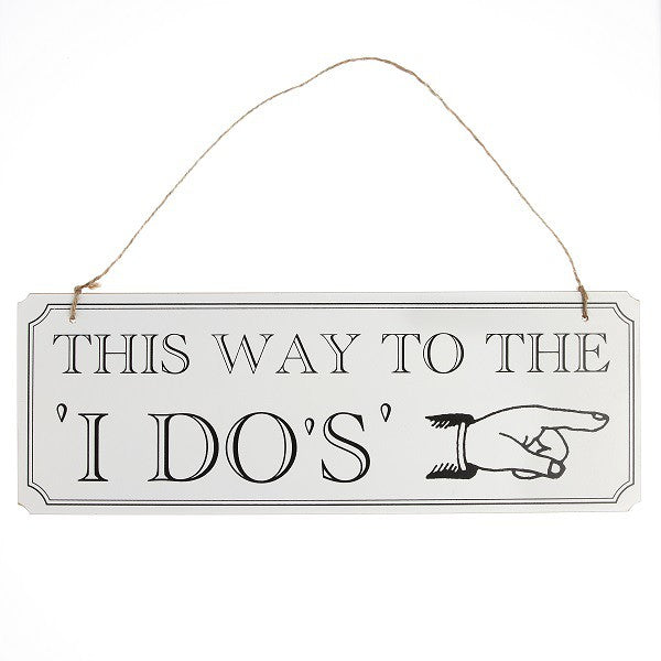 This Way Wooden Sign - Decochic