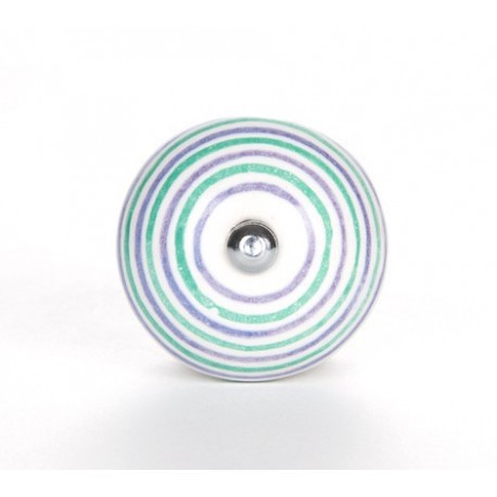 Set 3 Pomelli in Ceramica Rossi e Verdi – Decochic