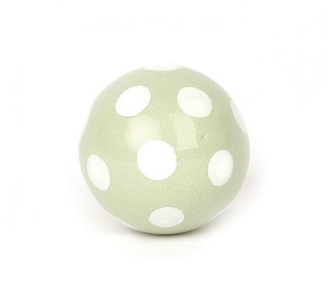 Pomello Grande Verde a Pois: Negozio Online per Decorazione Casa | Decochic