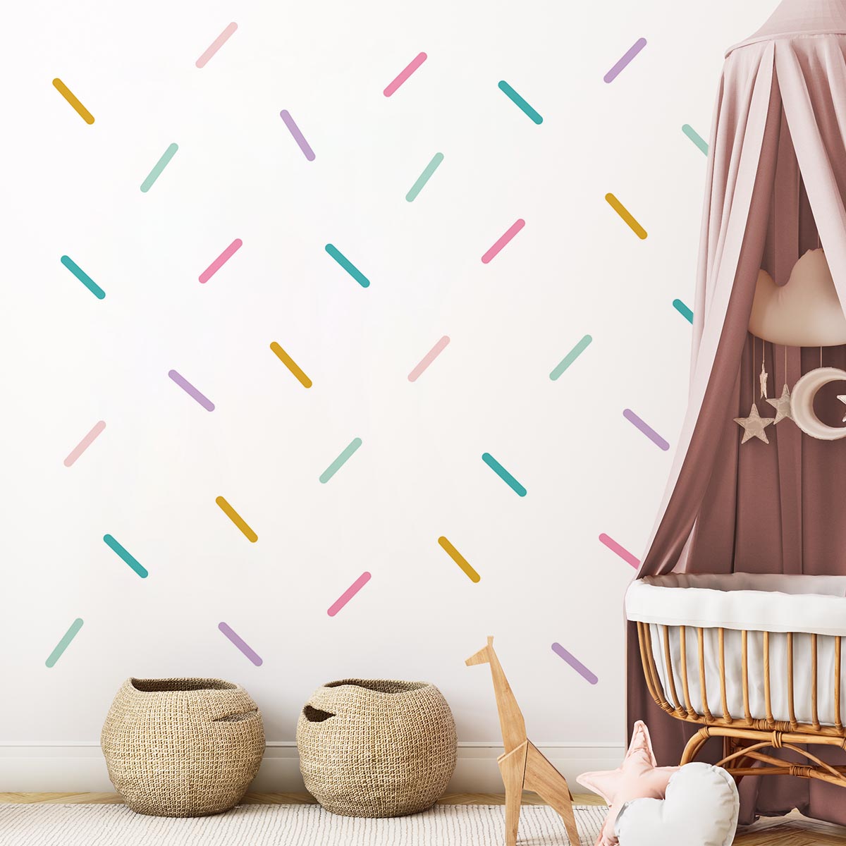 Stickers Adesivi Coriandoli-Più Varianti di Colore Disponibili – Decochic