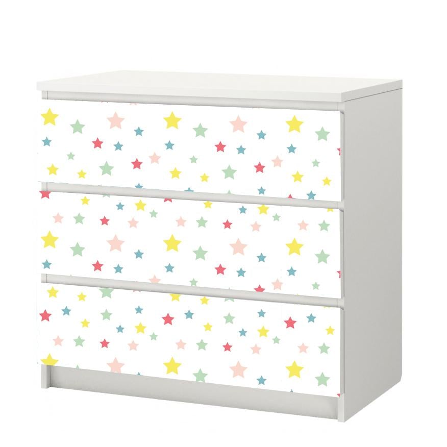 Carta Adesiva Stelline Colorate – Decochic